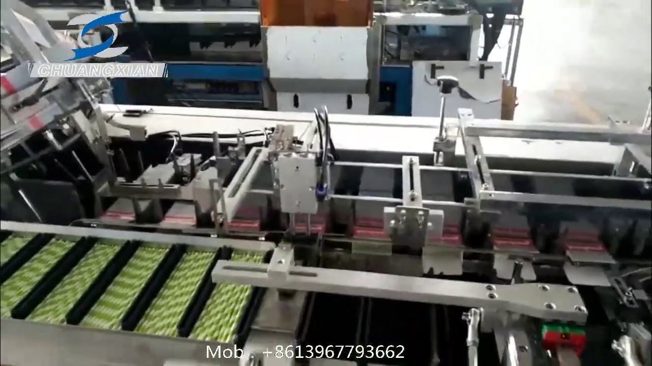 Automatic Carton box packing Machine for paper drinking straws - YouTube