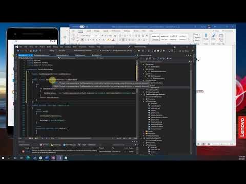 Xamarin MVVM - local database with SQLite (Part 5) - YouTube