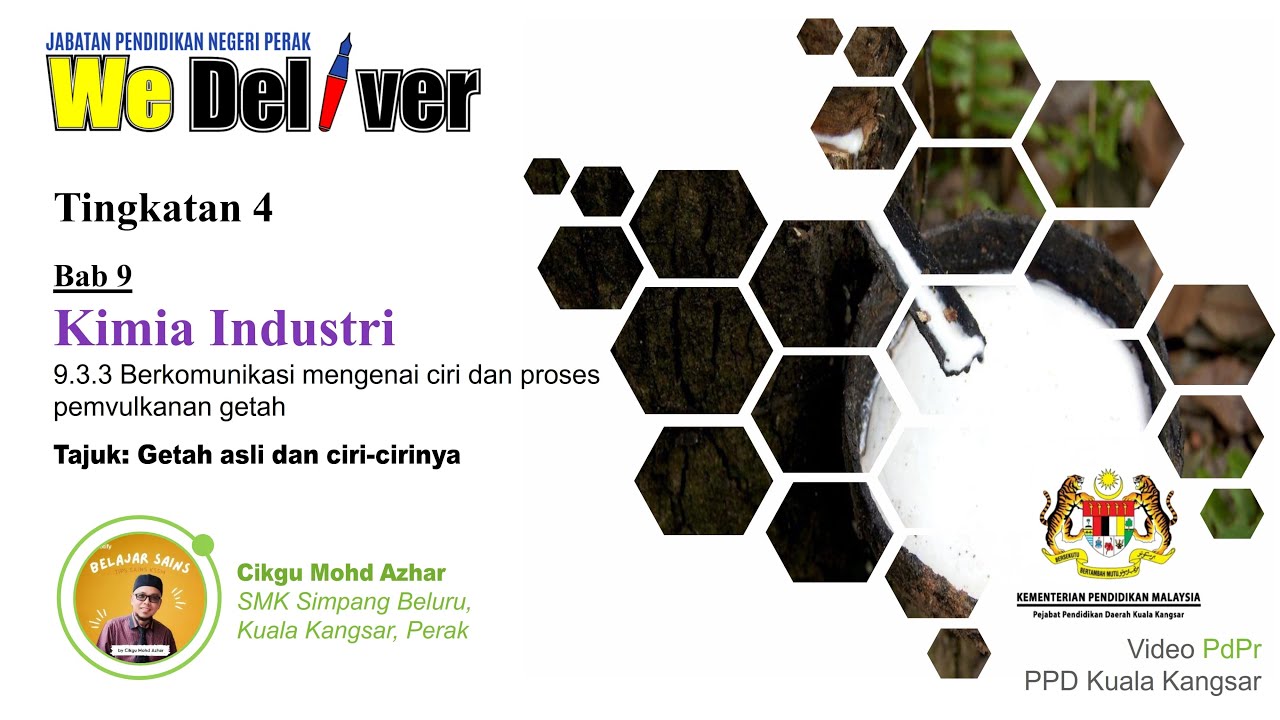 Sains Tingkatan 4 KSSM: 9.3 Getah Asli dan Ciri-Cirinya - YouTube