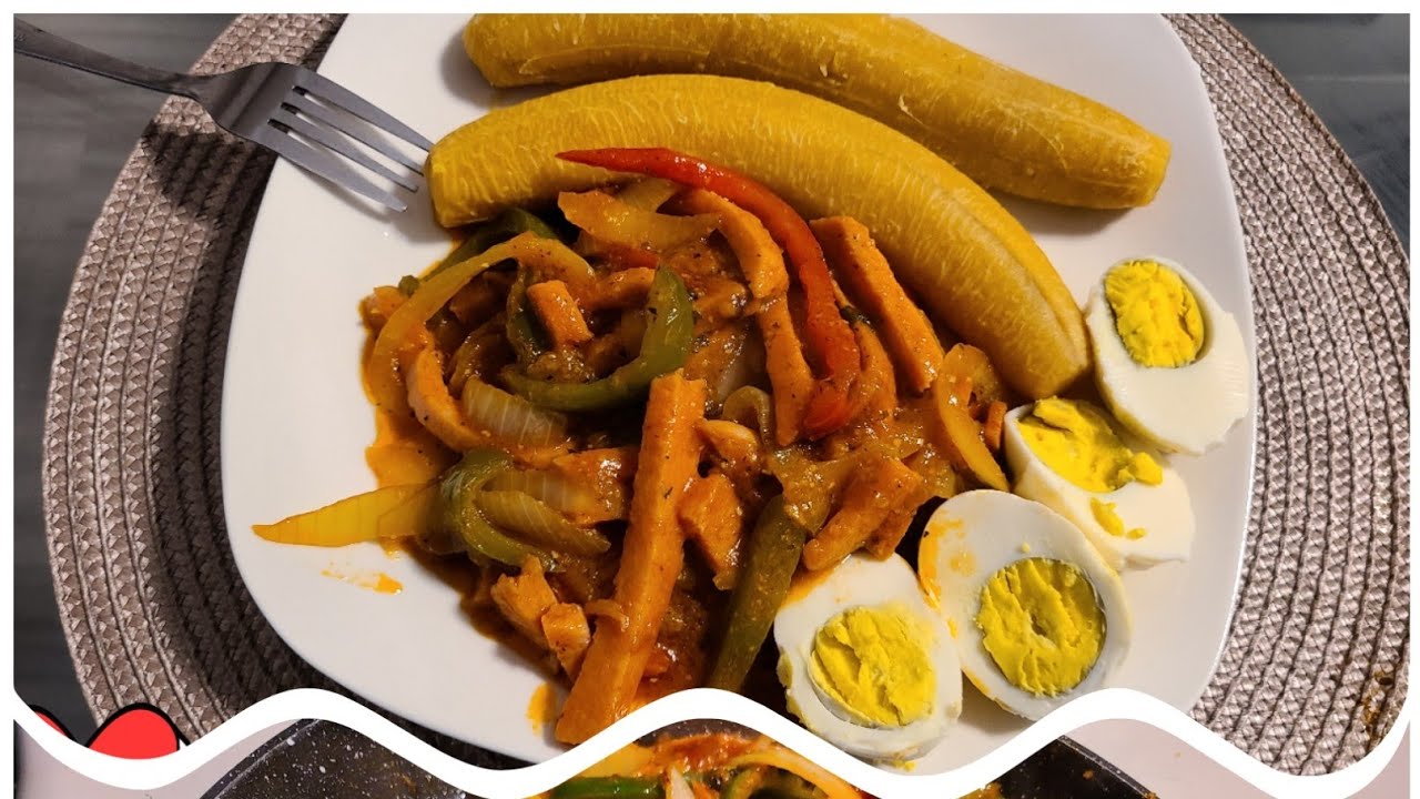 Breakfast Haitian/ bannann bouyi ze bouyi avek sous spam 😋 ♥ 👌 - YouTube