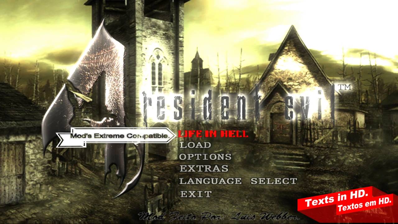 RE4 Classic - Texts + HUD In HD. (Link On) - YouTube