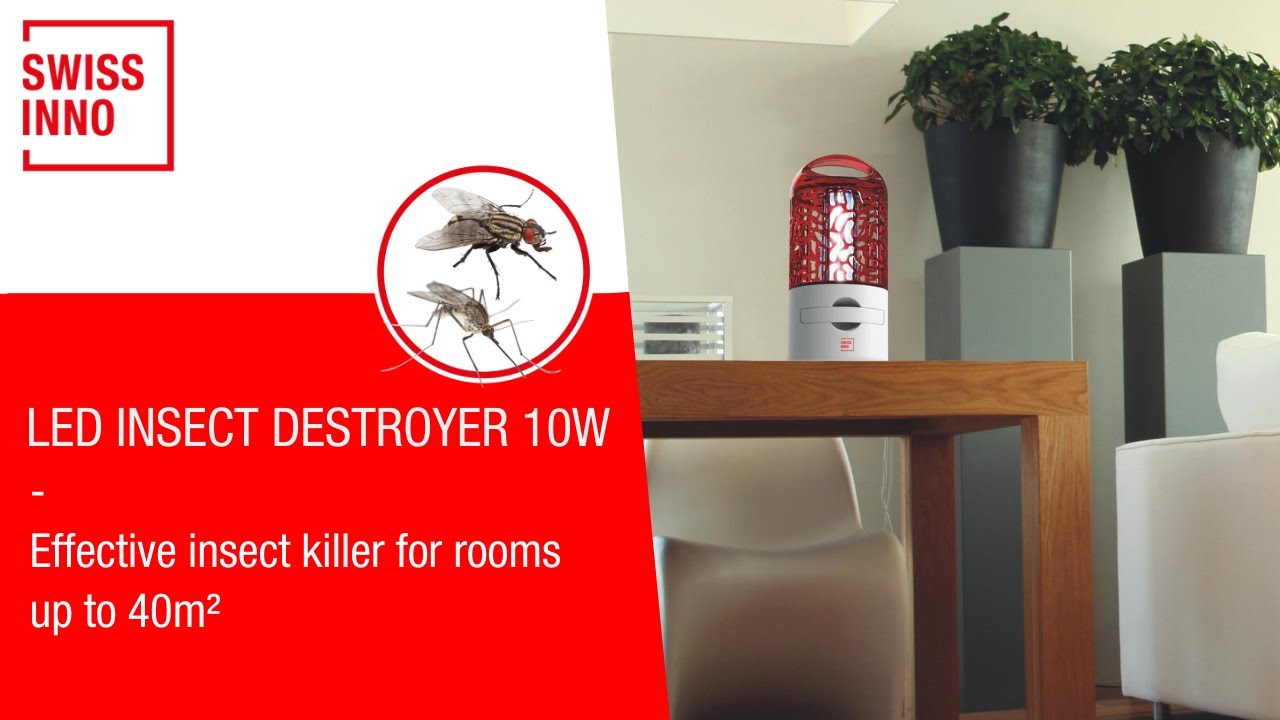 LED insect destroyer 10W SWISSINNO - YouTube