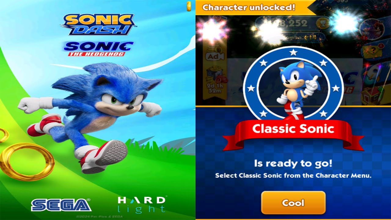 Sonic Dash - Classic Sonic New Character Unlocked (android, ios) Game ...