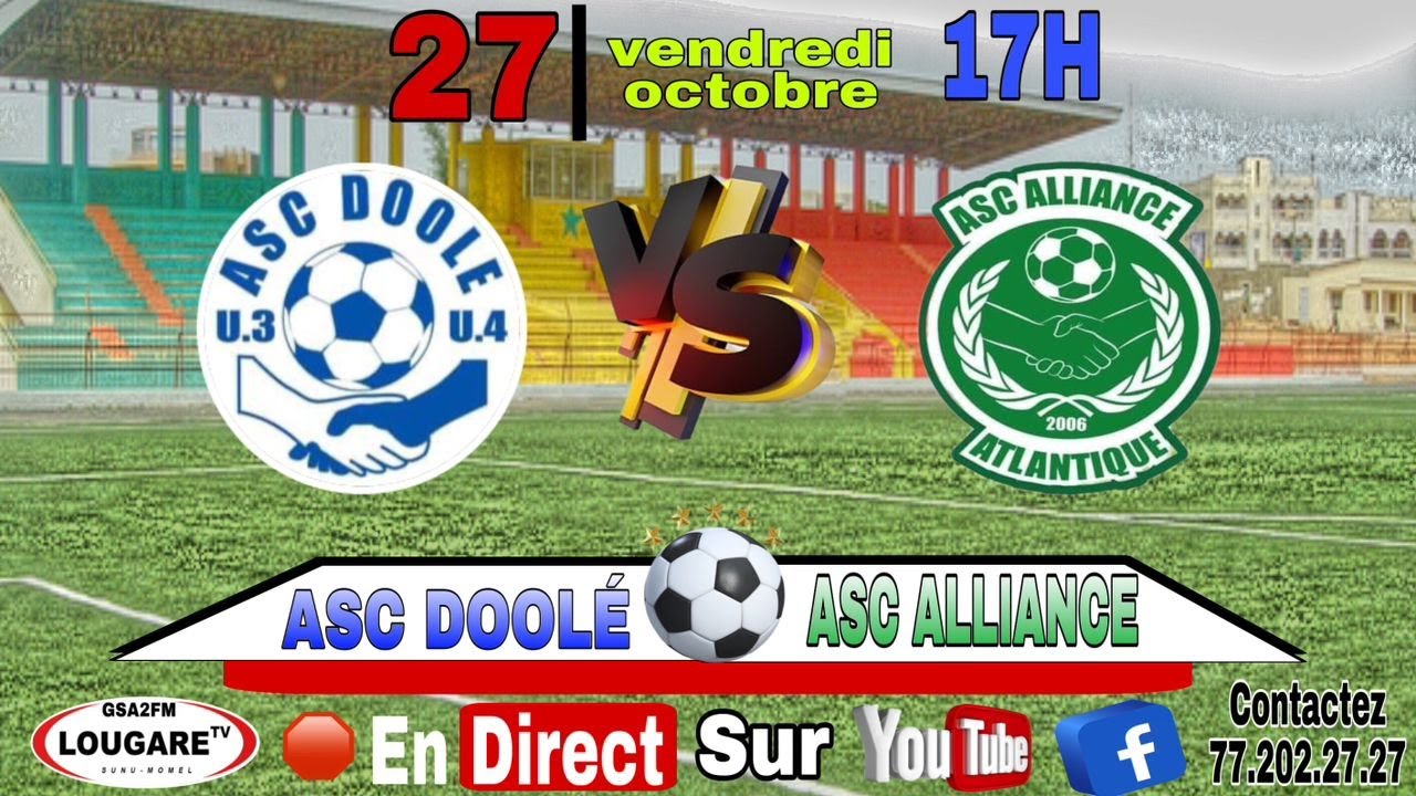 [ 🔴DIRECT ] Navetane Guédiawaye zone 1 Asc Dollé vs Asc Alliance - YouTube