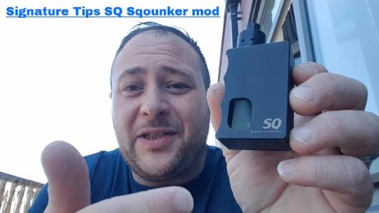 SQ Sqounking Squonk mod by Signature Tips First look and Review - YouTube
