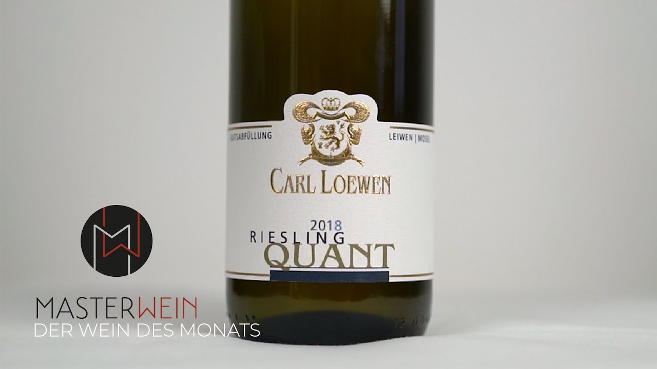 Masterwein • Der Wein des Monats Juli: Riesling Quant 2018 Gutswein ...