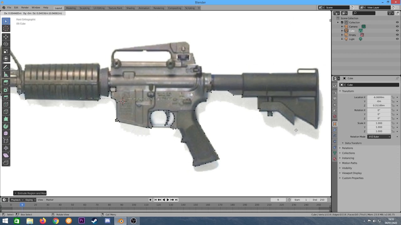Tuto comment modéliser un objet grâce à une image sur Blender (Débutant ...