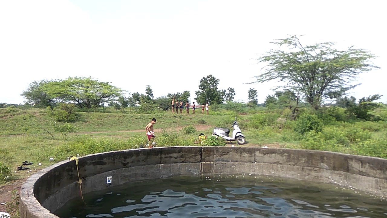 How to Swimming in Well Pune India - YouTube