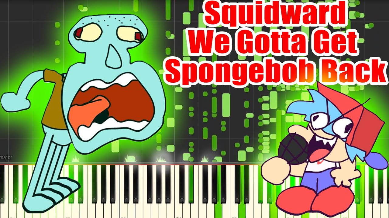 Squidward We Gotta Get Spongebob Back - FNF MIDI (Auditory Illusion ...