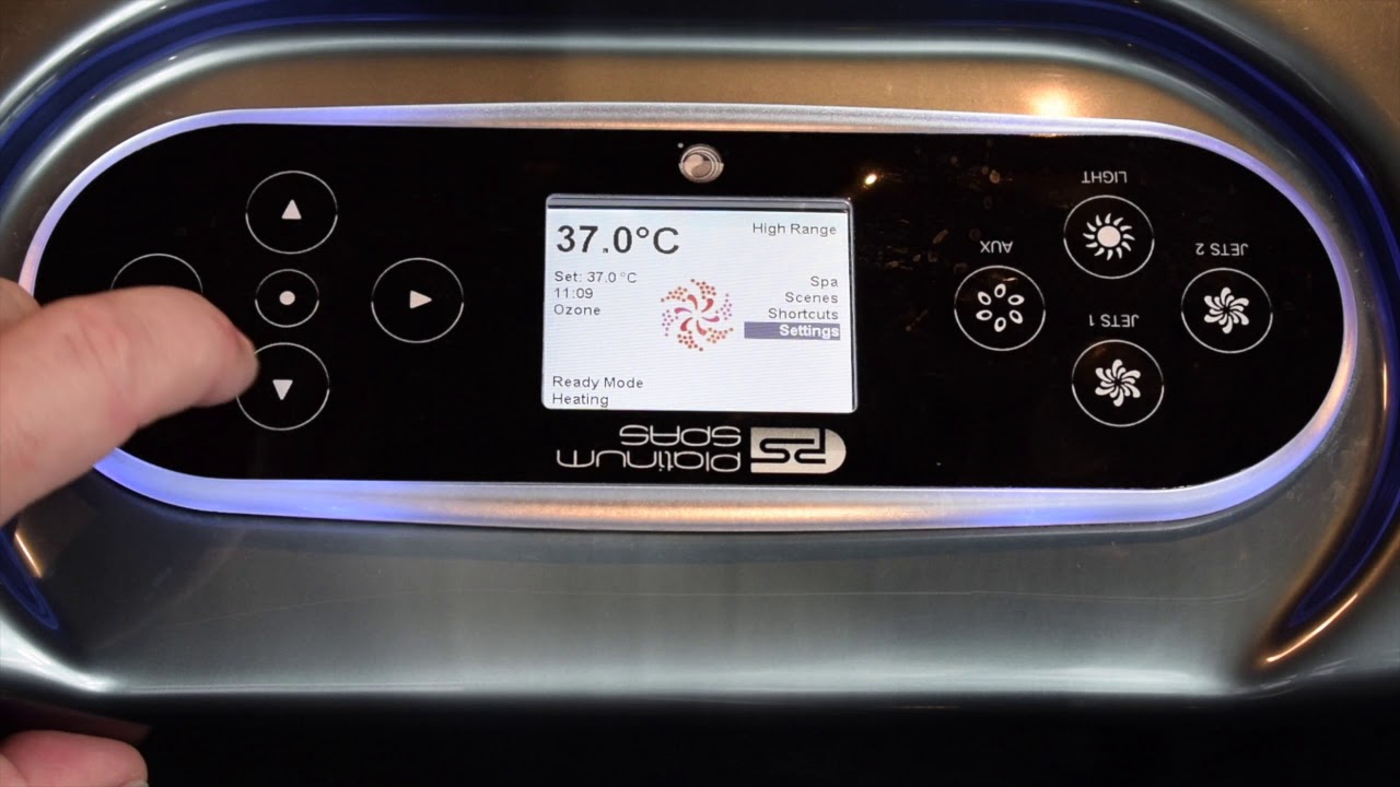 Better living outdoors - Heating ranges and modes Balboa TP800 - YouTube