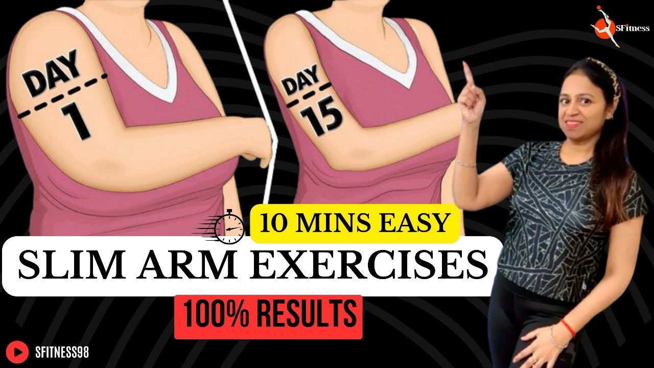 Slim Arms in 10 Days! | 10 Min Beginner Friendly Standing Workout ( No ...