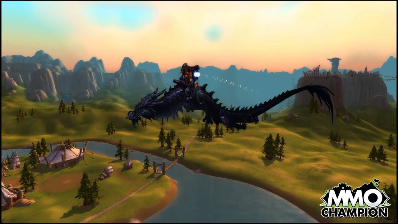 Mists of Pandaria - Cloud Serpent Mount - YouTube