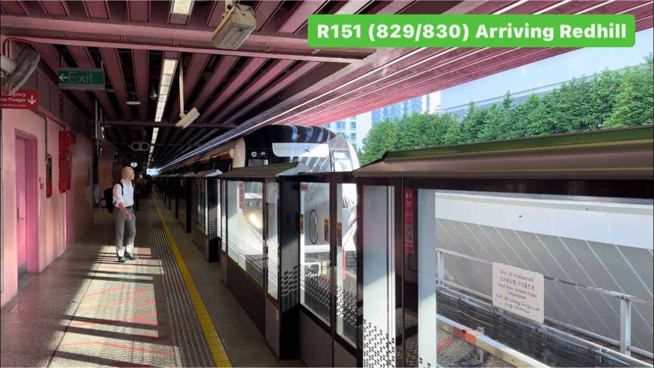[4th R151 To Debut][SMRT] R151 (829/830) arriving Redhill(1) - YouTube