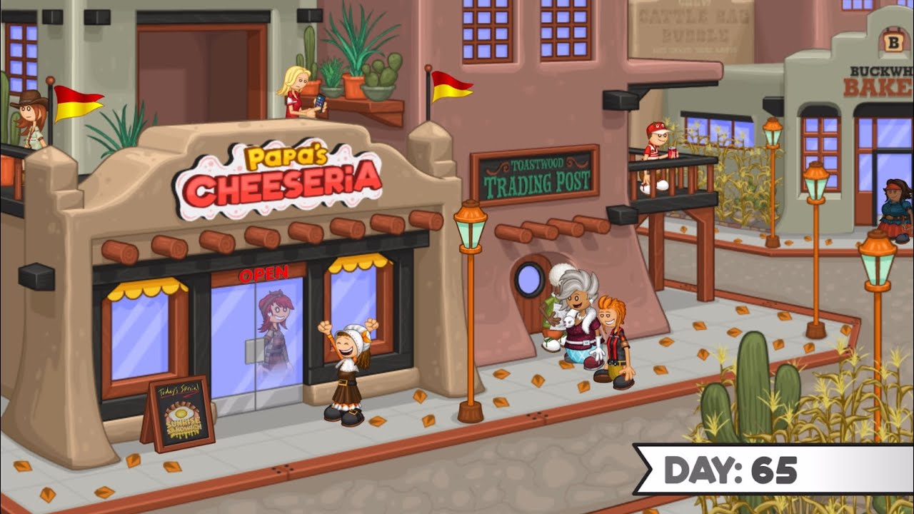 Papa’s Cheeseria: Day 65 | Thanksgiving - YouTube