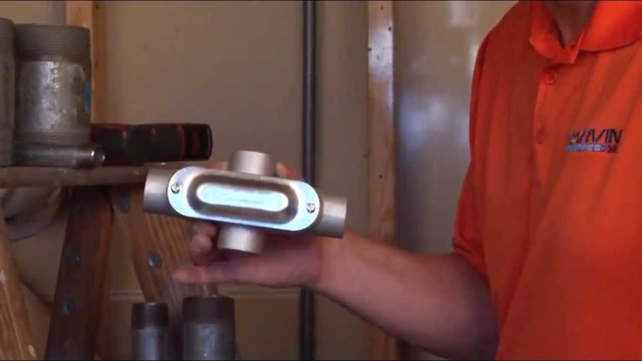 Conduit Bodies: 1" X Style Conduit Fittings MX3CG - YouTube