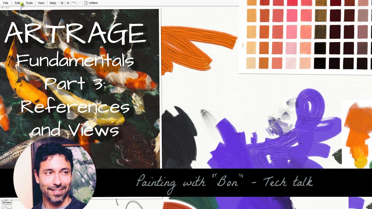 Artrage Painting Fundamentals Part 3: References, Views, and Scraps ...