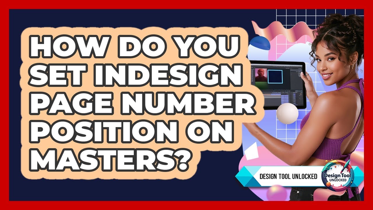 How Do You Set InDesign Page Number Position On Masters? - YouTube