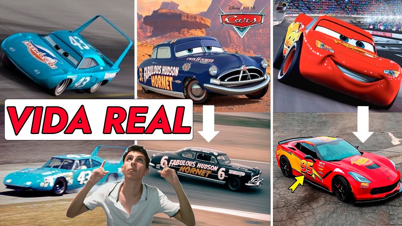 RAYO MCQUEEN Y CARS EN LA VIDA REAL ¿COMO SE VERIAN AUTOS EN LA VIDA ...