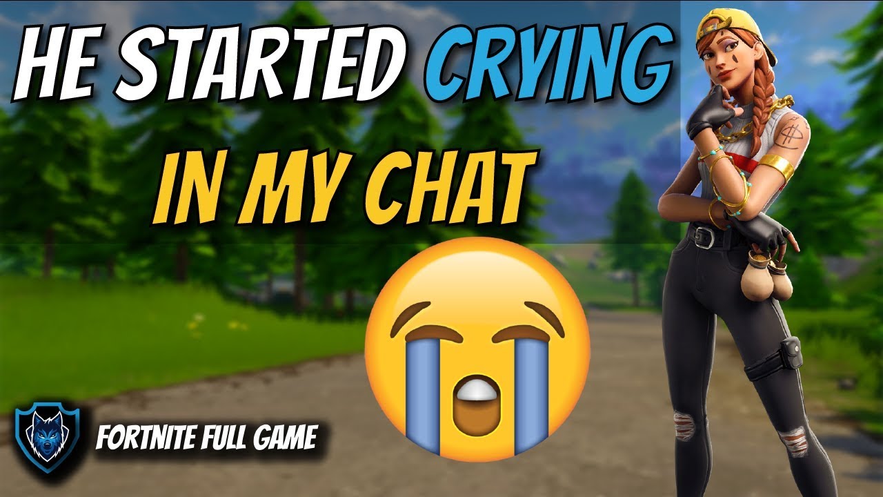 Fortnite | He Started CRYING In My Chat (Aura Skin Gameplay) - YouTube