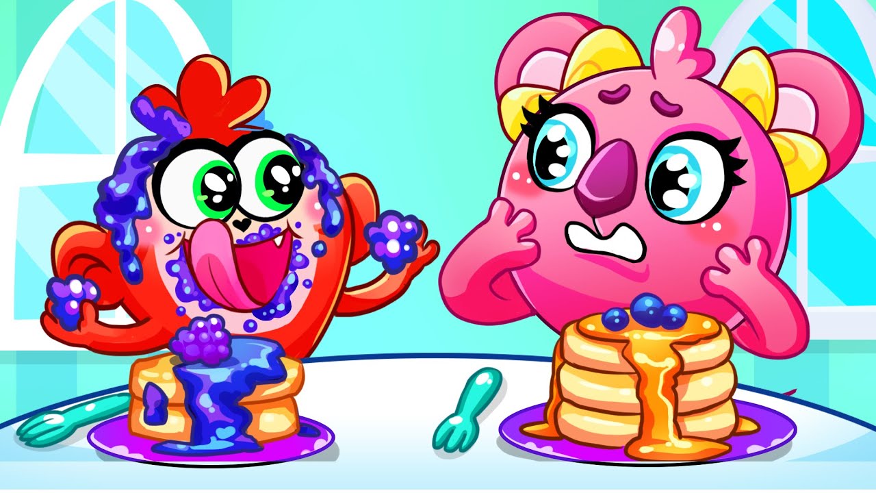 Yum Yum Breakfast Song 😻 Healthy Habits || Kids Cartoon || Animation ...