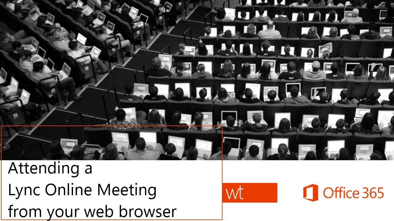 Attend a Lync Online Meeting from your web browser - YouTube