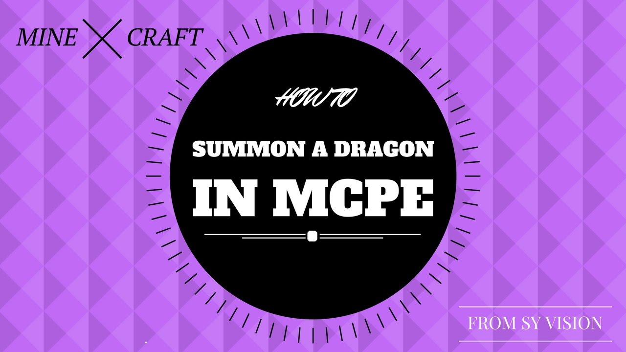 How to summon a dragon in minecraft!!! - YouTube