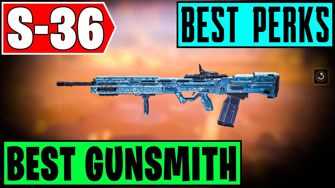 *SEASON 9* S36 BEST GUNSMITH ATTACHMENTS LOADOUT & BEST PERKS FOR ...
