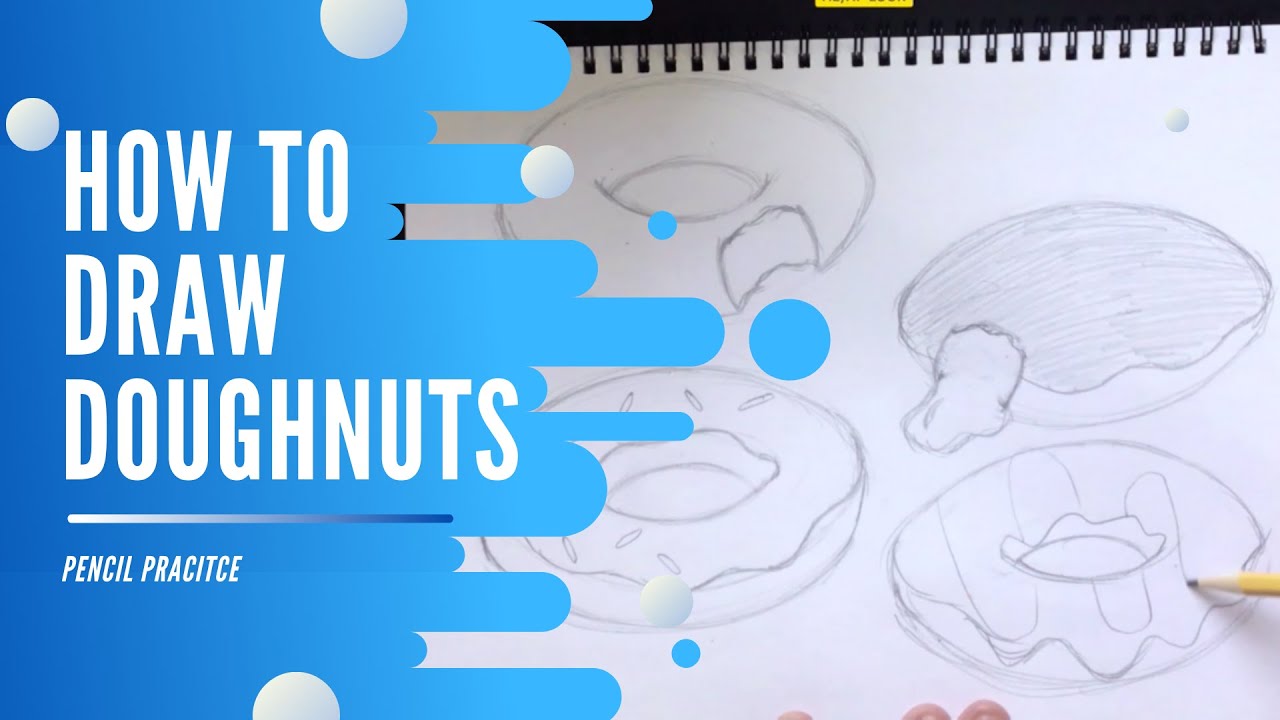 Drawing Realistic Doughnuts! - YouTube