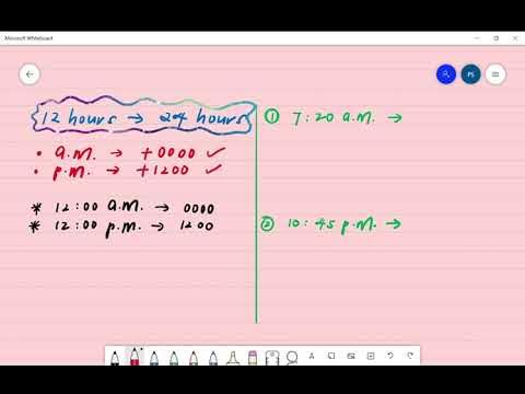 Convert 12-hour to 24-hour - YouTube