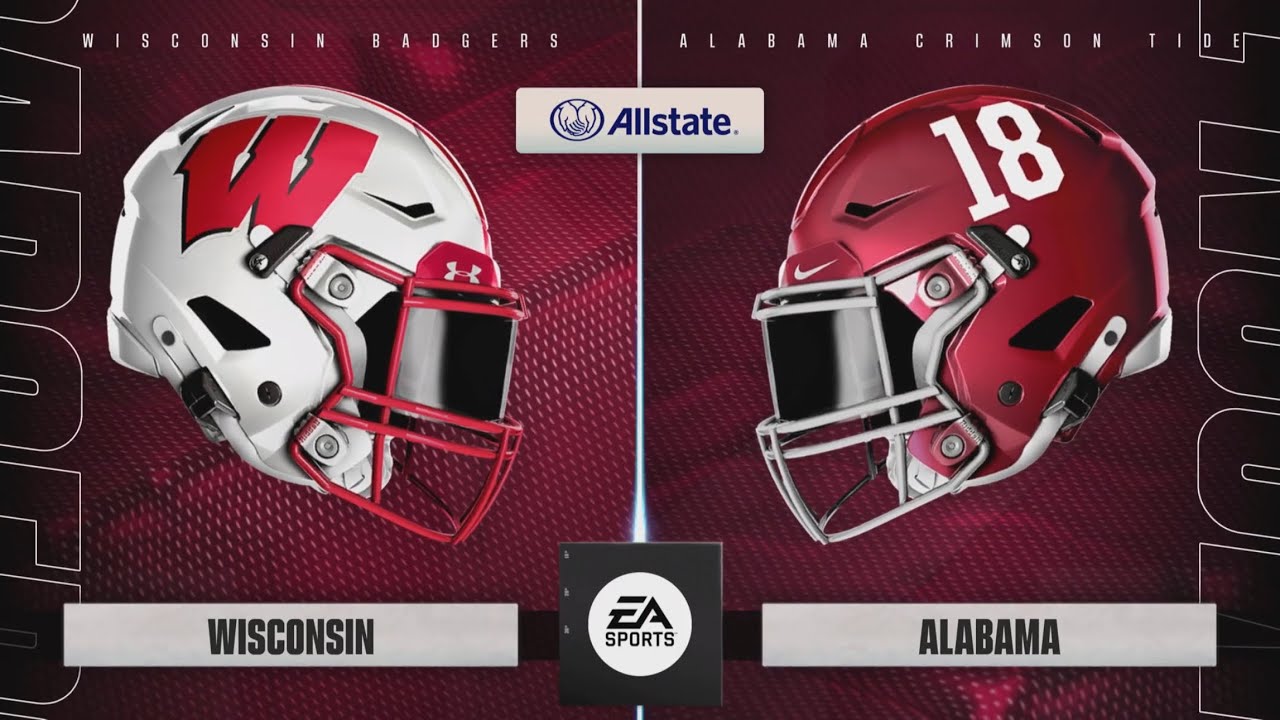 EA SPORTS College Football 25 Dynasty Year 2 Wisconsin Vs Alabama - YouTube