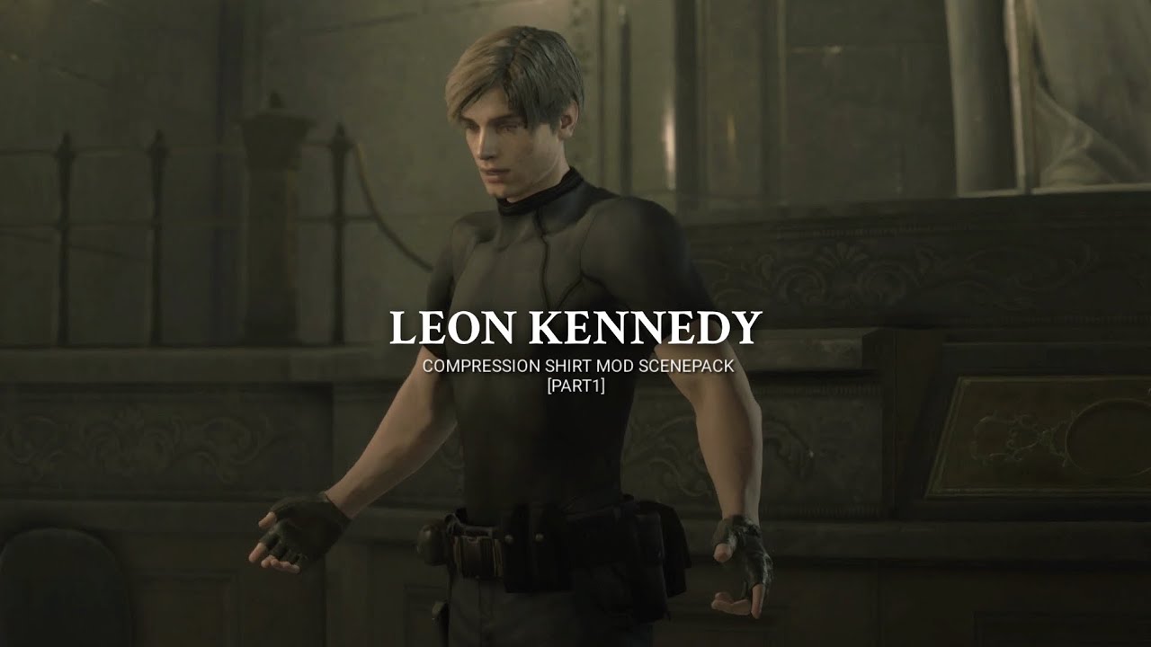 Leon Kennedy Compression Shirt Mod Scenepack [Part 1] - YouTube