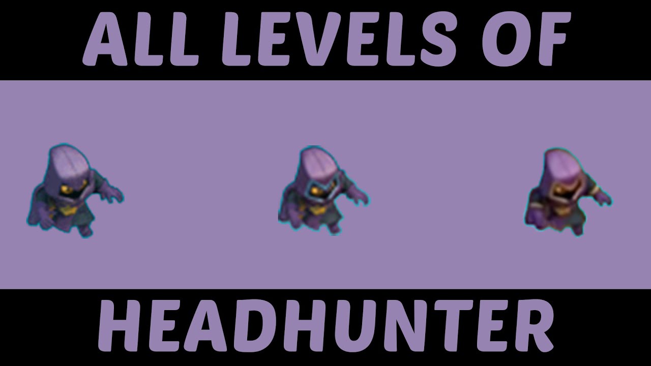 [Level 1 to Level 3] HeadHunter all levels comparison | All Levels ...
