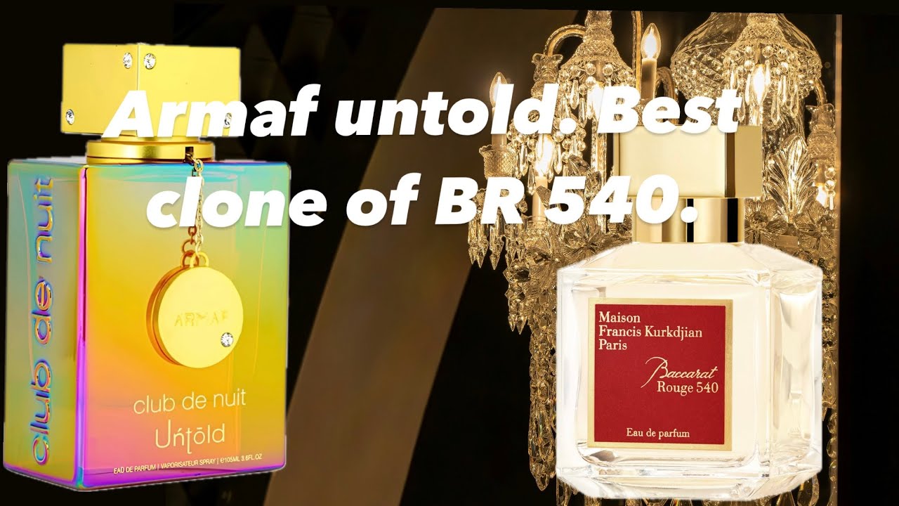Armaf Club de Nuit untold Malayalam Review . Best BR 540 clone? - YouTube