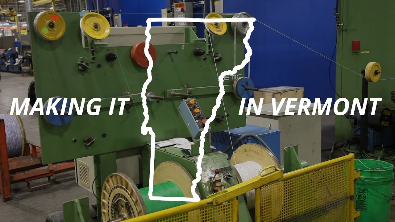 How Champlain Cable makes high-tech wire in Colchester - YouTube