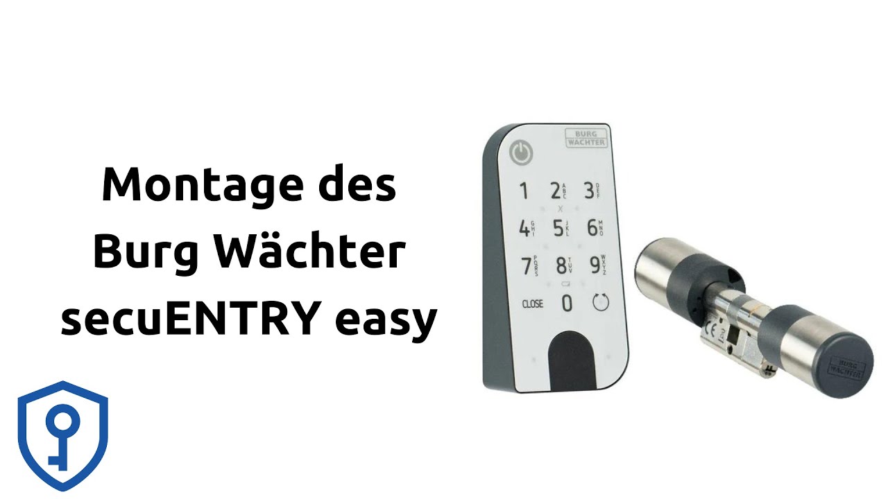 Einfach und schnell: Die Montage des elektronischen Türschlosses Burg Wächter secuENTRY easy ...