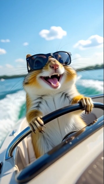 A Crazy Chipmunk on a Boat - YouTube