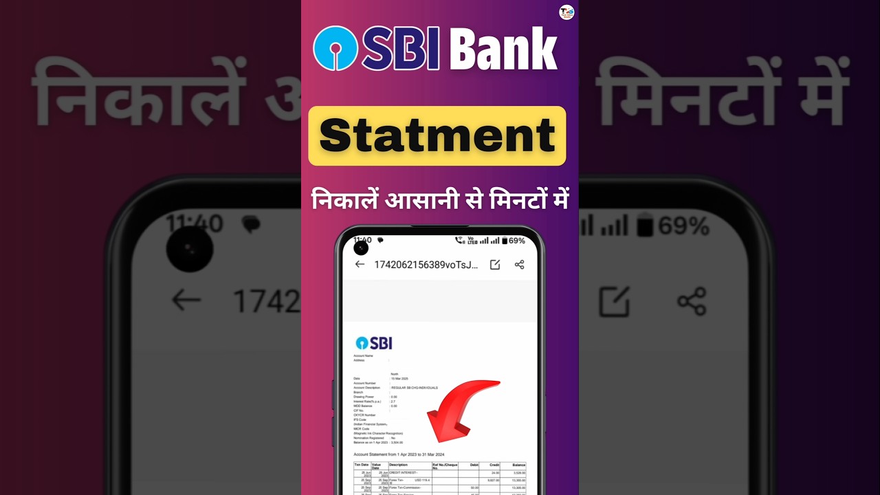 SBI Bank Statement Download | SBI Net Banking Statement #sbi # ...