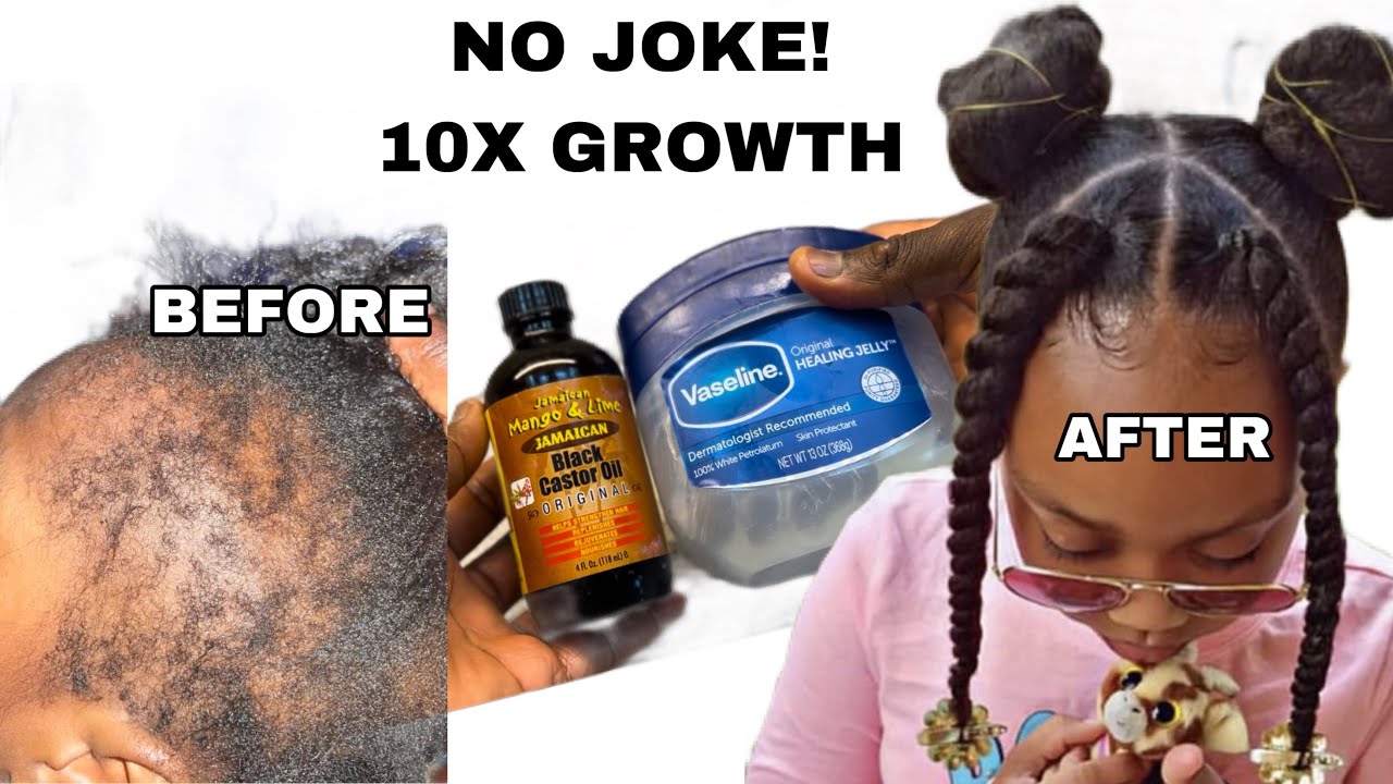HOW I USE VASELINE AND JAMAICAN BLACK CASTOR OIL FOR MASSIVE HAIR ...