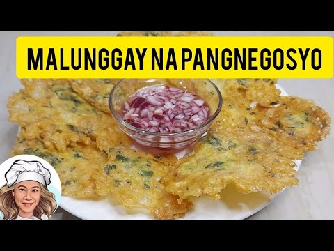 CRISPY MALUNGGAY | Malunggay chips - YouTube