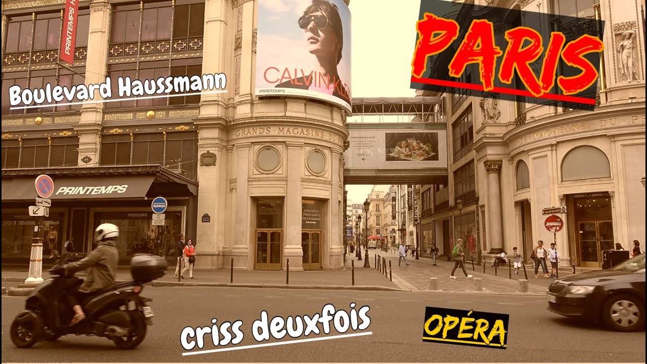 Entre Opéra et Haussmann ; Palais Garnier ; Rue Auber ; Boulevard ...