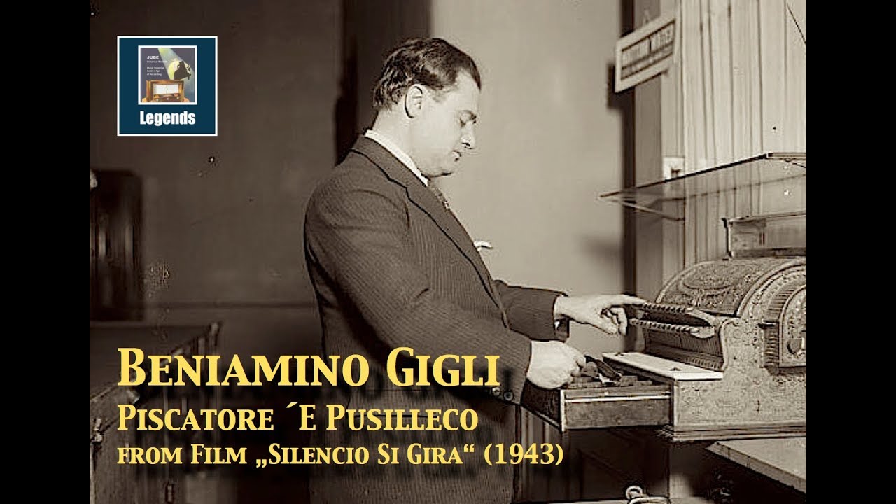 Beniamino Gigli Comedy Scene "Piscatore 'e Pusilleco" (1943) - YouTube