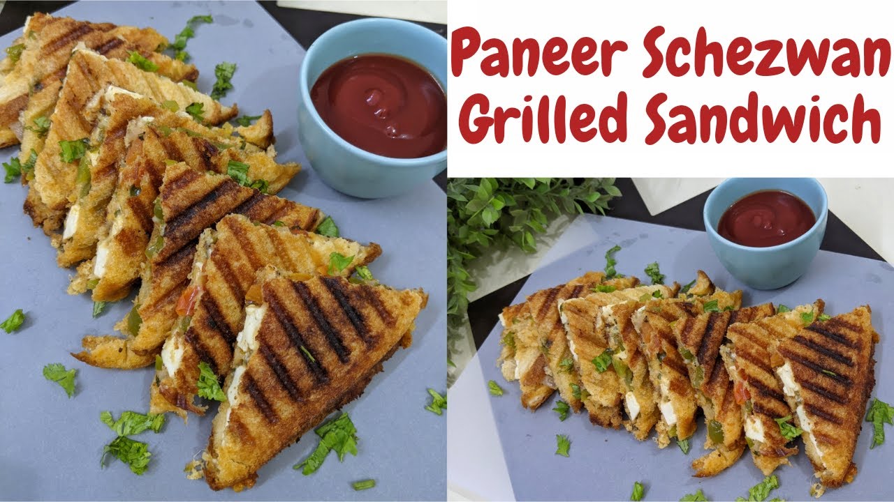 PANEER SCHEZWAN SANDWICH | EASY & TASTY READY IN 5 MINS | HOMAMDE ...