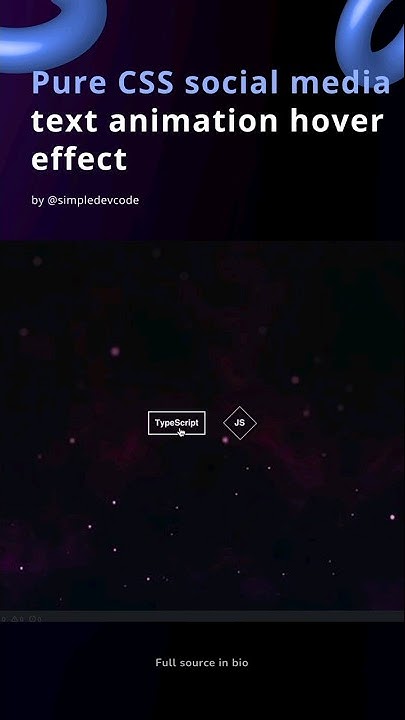 pure CSS social media text animation with hover effect #css #cssanimation #css3 #frontend # ...