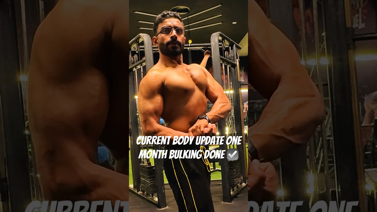 One month completed lean bulking #shortvideo #bulking - YouTube