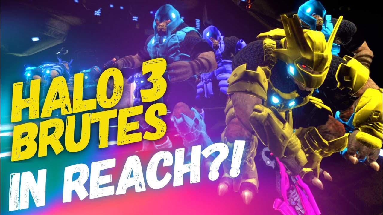 HALO 3 BRUTES IN HALO REACH!? / Halo MCC PC Halo Reach Mod by ...