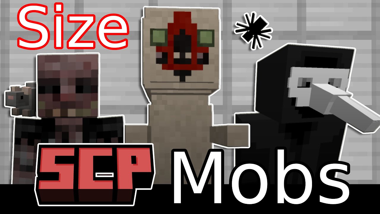 Minecraft SCP Mobs Size 1.12.2 Mod:(SCP: Lockdown) - YouTube