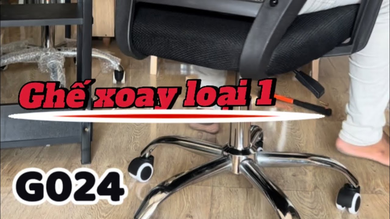 Cách lắp mã ghế g024 xoay loại 1 - YouTube