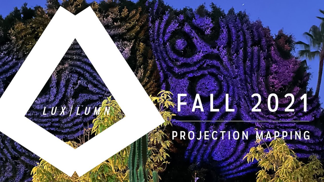 Projection Mapping Fall 2021 | LUX LUMN Artist Highlight Reel - YouTube