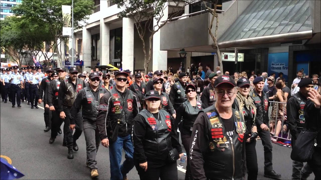 Patriots Australia Queensland & South Queensland Chapters ANZAC Day Pde ...