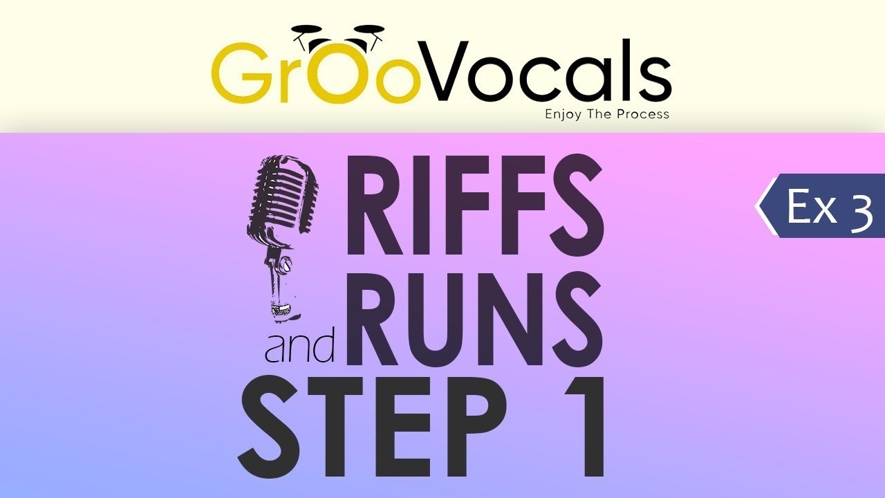 How to Sing Riffs and Runs | Step 1 | Vocal Exercise 3 minor Pentatonic ...